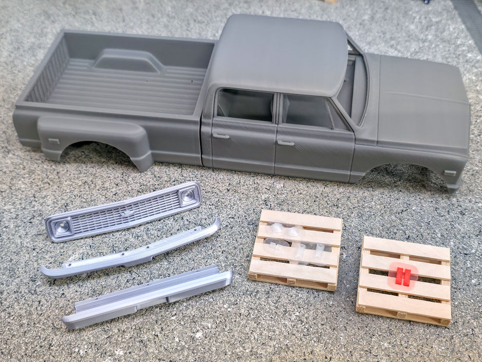 K30 Dually Body/Chassis Kit for the SCX-24 – 828RC and Collectibles